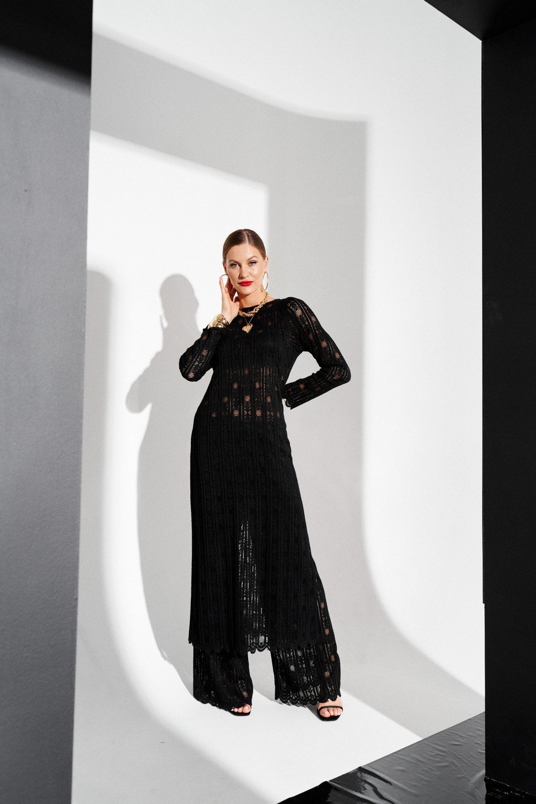 Брюки 2318 черный Elletto Life купить в интернет магазине Велесмода